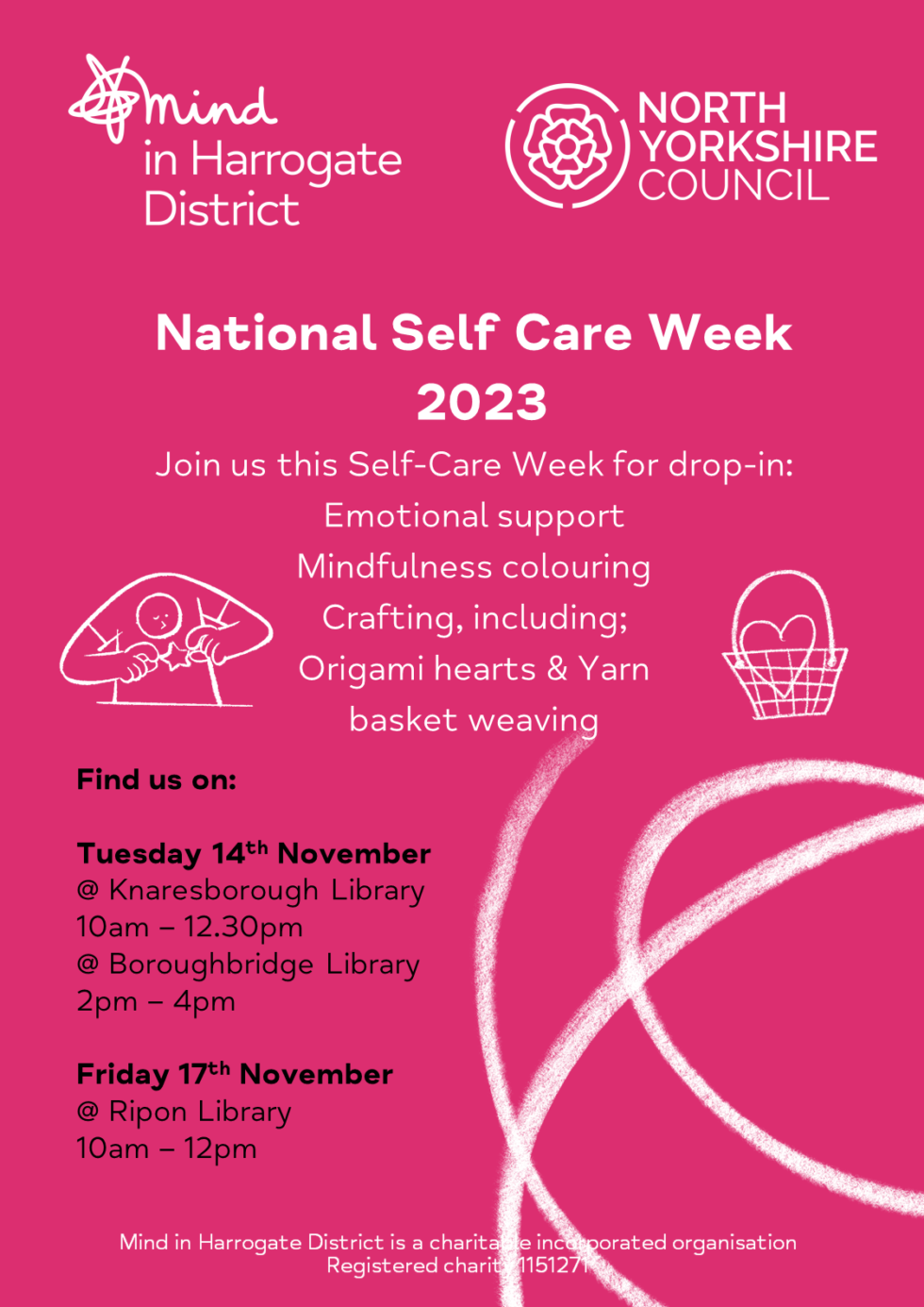 National Self Care Week 2023 - Harrogate Mind